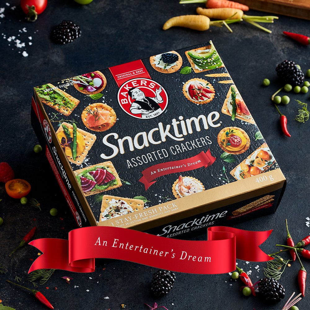 Spoil BasketBakers Snacktime Savoury Biscuits